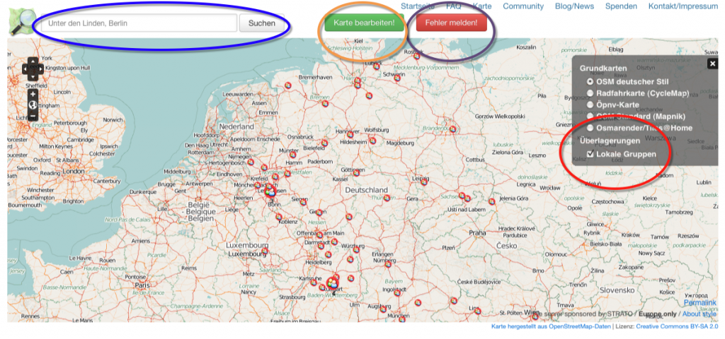 New OpenStreetMap Germany Webpage – Neis One!